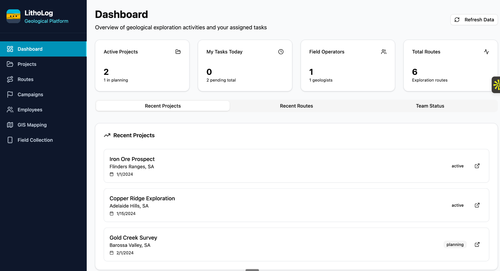 Geological Field Mapping Software | Offline GPS Geology App | LithoLog