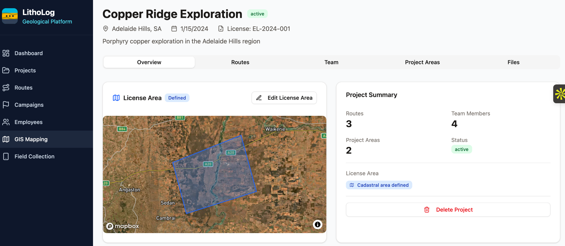 Geological Field Mapping Software | Offline GPS Geology App | LithoLog